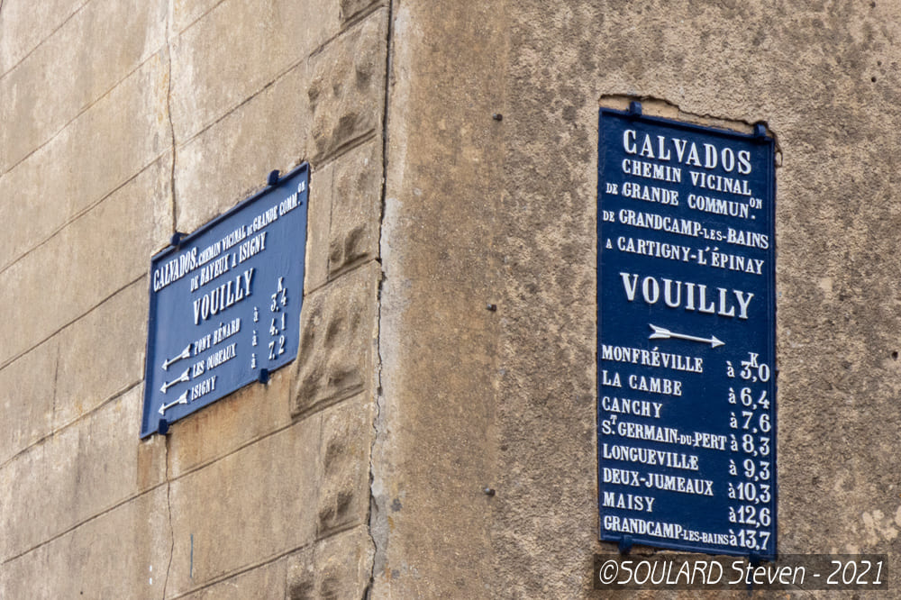 Vue des deux plaques.